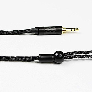 Senlee 8 Core Upgrade Silver Plated Copper Earphone Cable, Replacement IEM Cable Improved 2Pin 3.5MM Plug for KZ ZSN Pro ZS10 Pro AS16 TRN BA5 ST1(for KZ ZSN ZSX ZS10 Pro, 3.5MM Plug)
