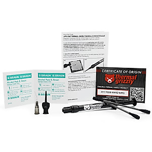 Thermal Grizzly Conductonaut - Aluminum, Thermal Paste Based on Liquid Metal - Not Suitable for Large Cooling Systems - Liquid Metal Thermal Paste for Cooling The CPU, GPU (1 Gram)