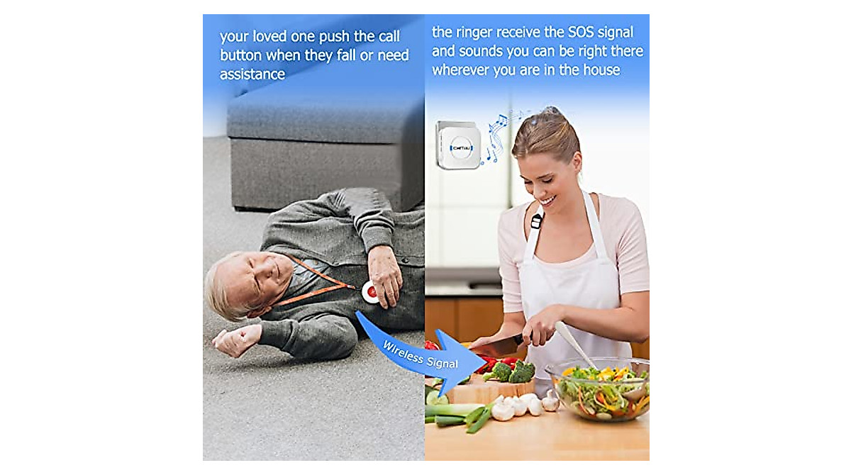 Wireless Caregiver Pager: SOS Call System for Elderly