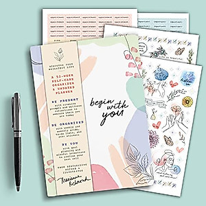 Begin With You Undated Planner: 52-Week Daily Organizer for Busy Women Looking for More Joy, Presence, and Self-Discovery!