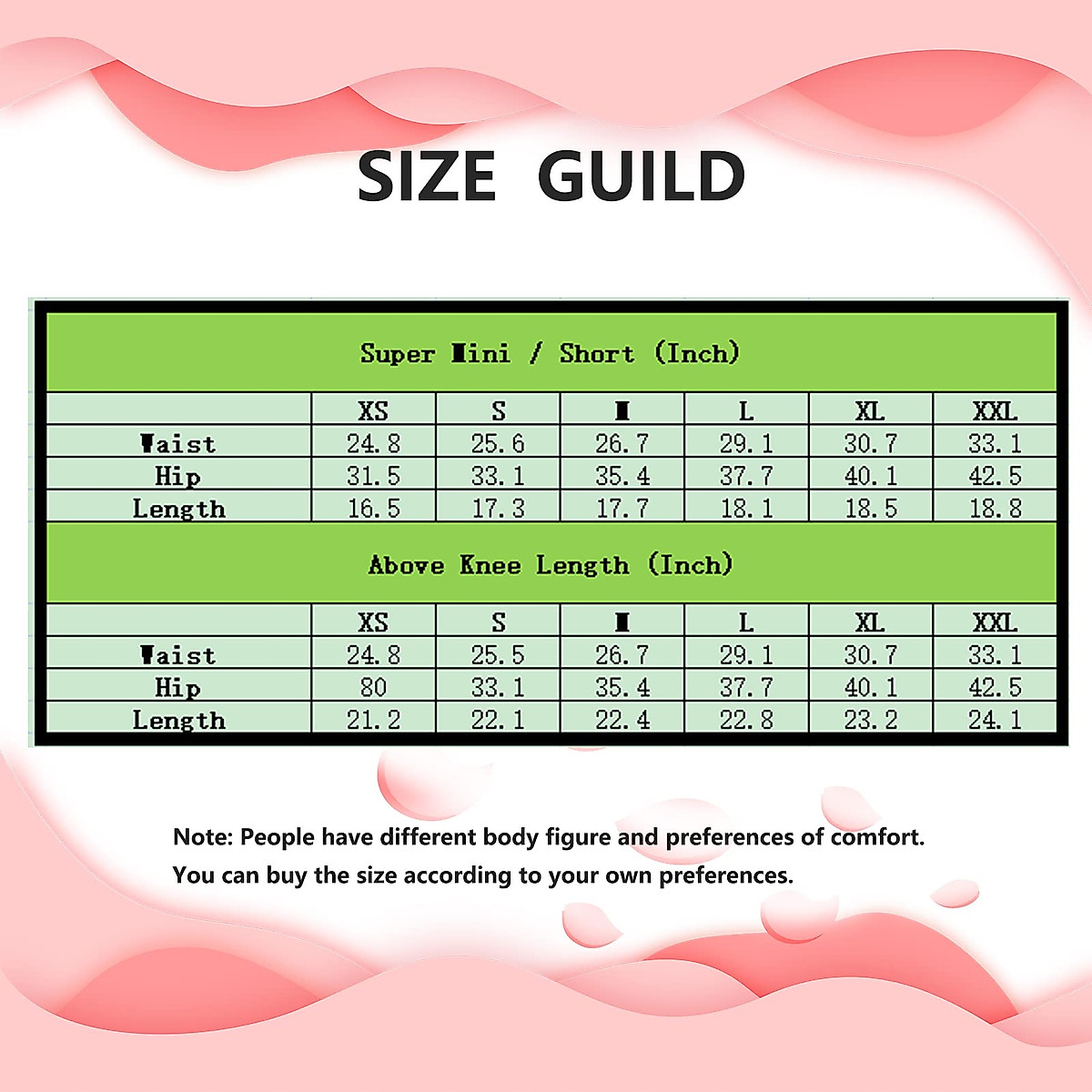 Topdress Women's Bodycon Pencil Skirts Basic Elastic High Waisted Stretch Short Skirt Knee Lenght with Slit Midi Red Black Dot Small