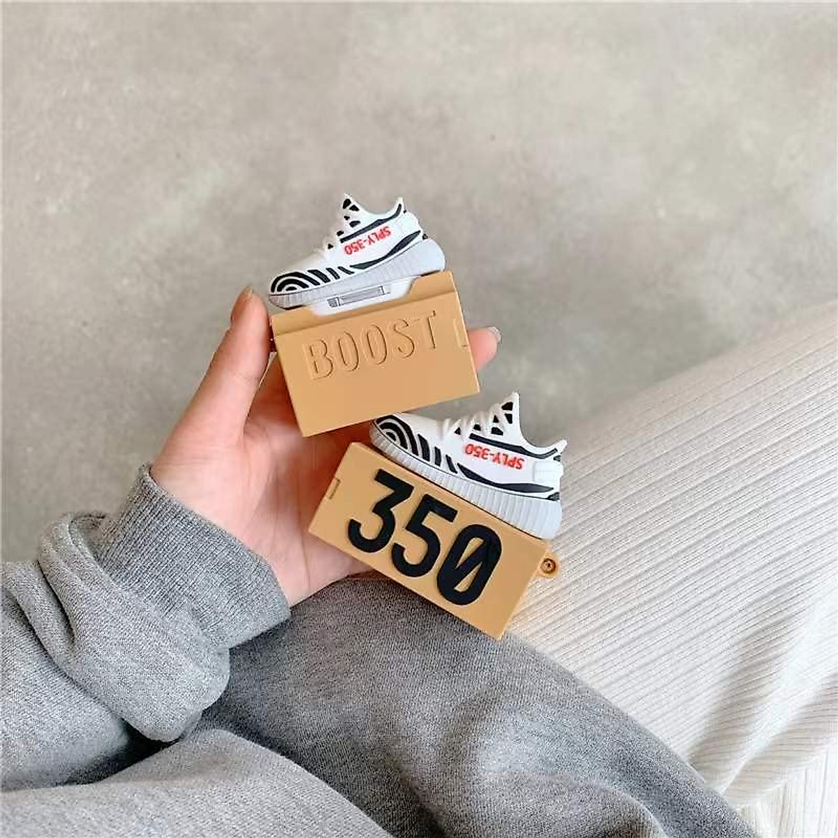 for Air pod 3 3rd Generation Case, Cute 3D Lovely Unique Cartoon for Air pod 3 Silicone Cover Fun Funny Cool Design Fashion Cases for Boys Girls Kids Teen for Air pod 3 (2021) (35 White)