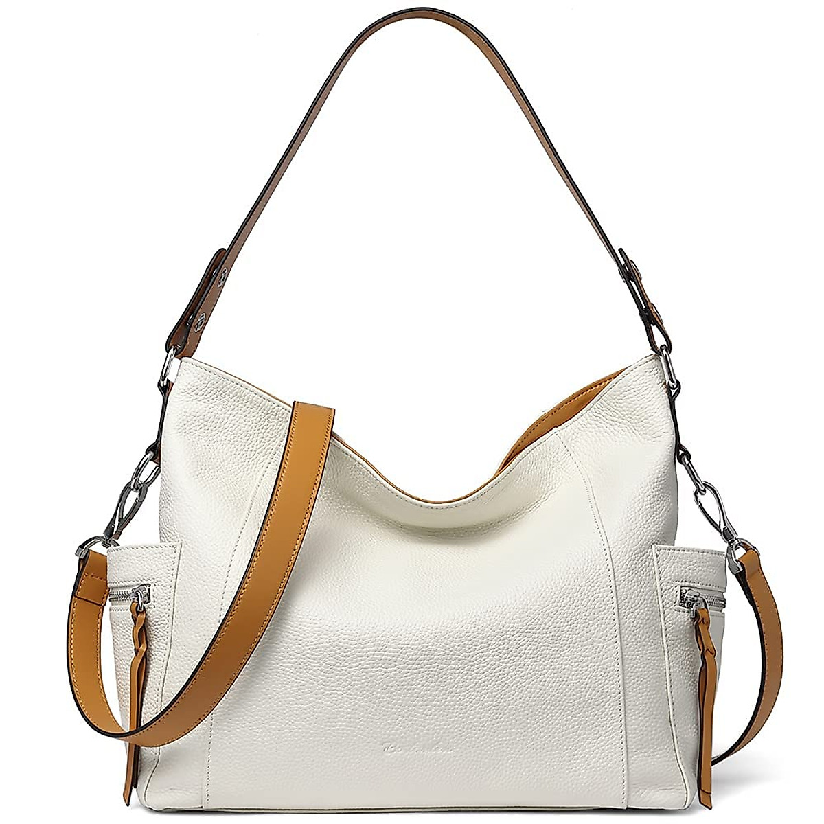 BOSTANTEN Genuine Leather Hobo Handbags bundle Womens Leather Wallets