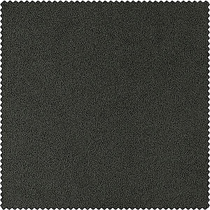 HPD Half Price Drapes Signature Blackout Velvet Curtains 96 Inches Long Heat & Full Light Blocking Blackout Curtain for Bedroom & Living Room (1 Panel), 50W x 96L, Gunmetal Grey