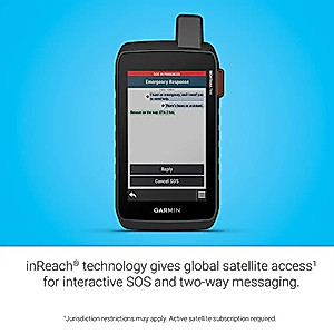 Garmin Montana 700i, Rugged GPS Handheld with Built-in inReach Satellite Technology, Glove-Friendly 5" Color Touchscreen (Renewed)