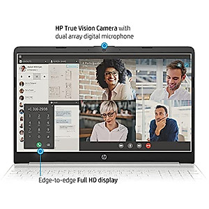 2022 HP 15.6 Inch FHD Laptop, Intel 11th Gen i3-1115G4 up to 4.1 GHz, 16GB DDR4 RAM, 512GB NVMe SSD, WiFi, Fingerprint Reader, Bluetooth, Webcam, Windows 10 Home S + T.F. Bundle