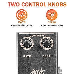 High Gain Distortion Guitar Pedal, AKLOT Electric Effects Pedals Mini Single Type DC 9V True Bypass