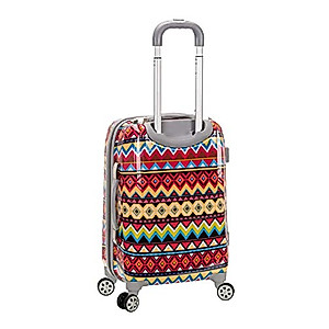 Rockland Vision Hardside Spinner Wheel Luggage, Assorted/Multicolor, Carry-On 20-Inch