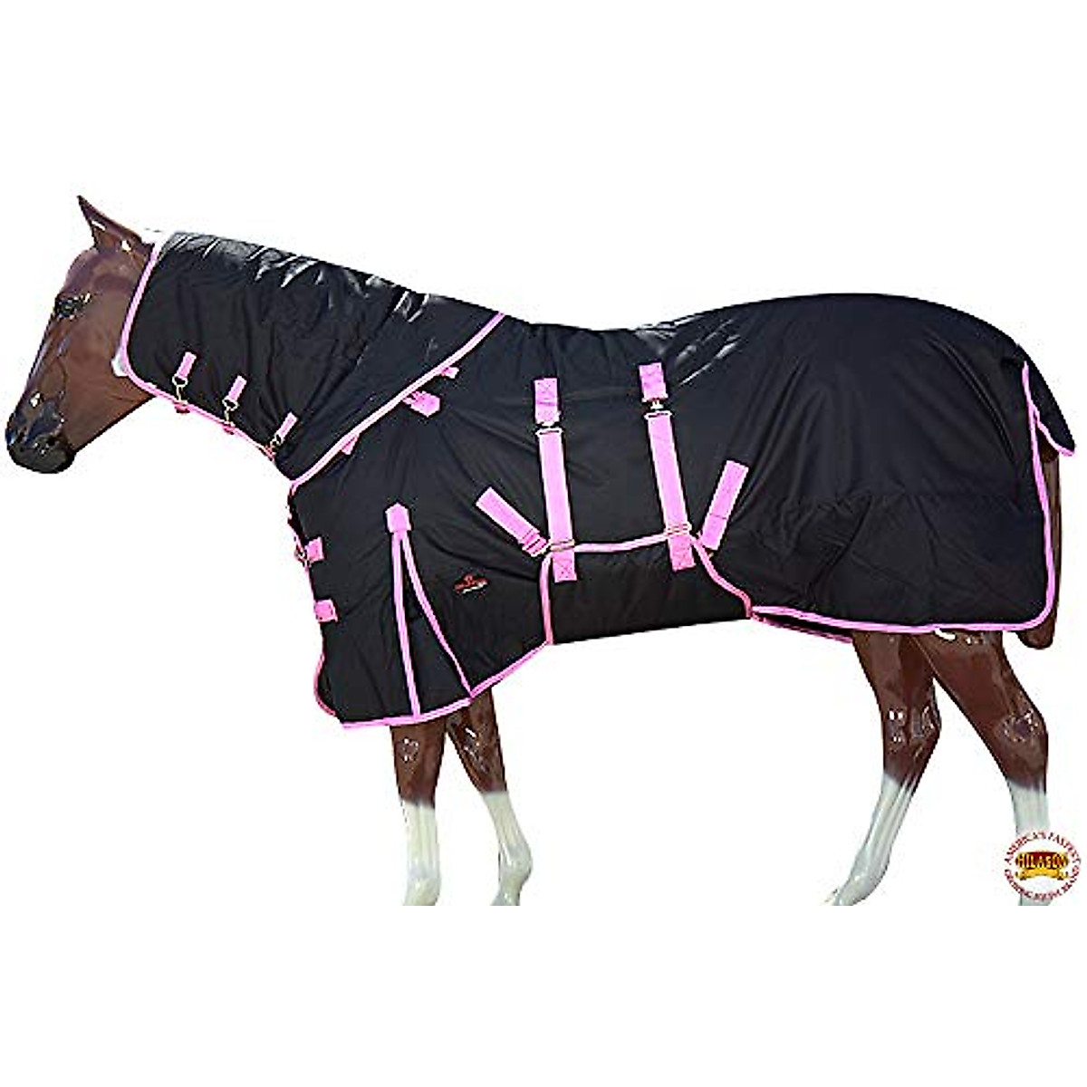 HILASON 1200D Turnout Winter Horse Neck Cover Belly Wrap Blanket - 78 Inches | Horse Blanket | Horse Blankets for Winter Waterproof | Horse Turnout Blanket | Horse Turnout