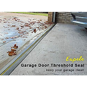 Eapele 10ft Garage Door Threshold Seal Weatherproof Easy Cut Replacement Strip