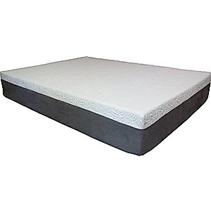 The American Mattress Company - 12in Gel Infused Memory Foam Mattress - 100% Made in USA - 20 Year Warranty - CertiPur Foam (King) - Chiropractic Endorsed