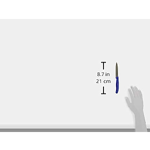 Victorinox Paring, 4" Spear Point, Large Blue Polypropylene Handle