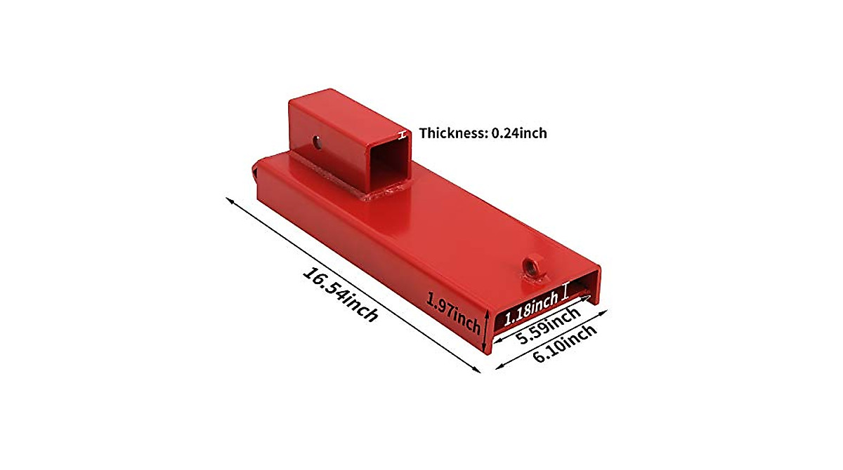 NIXFACE 2" Forklift Hitch Receiver – Heavy Duty Adapter