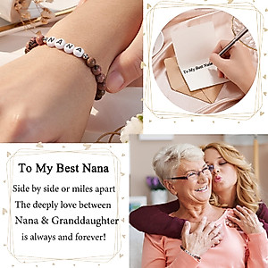 Lanqueen Nana Gifts Nana Mothers Day Gifts for Nana Bracelets Nanny Gifts Christmas Birthday Nana Bracelets for Women