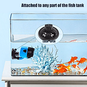 LYPHARD AQUARIUMS Wave Maker for Aquarium Tank, 1320GPH Power Head 40 Gallon Circulation Pump Ultra Silence, 360° Rotating Fish Tank Submersible Water Pump, Single Wave