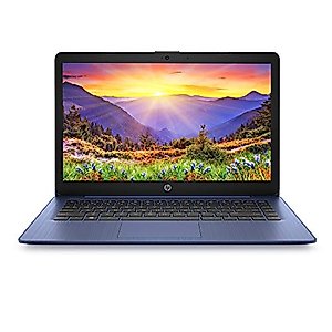 HP Stream Laptop Intel N4000 4GB 64GB eMMC 14-Inch WLED Win 10 S with Office 365 1-Year