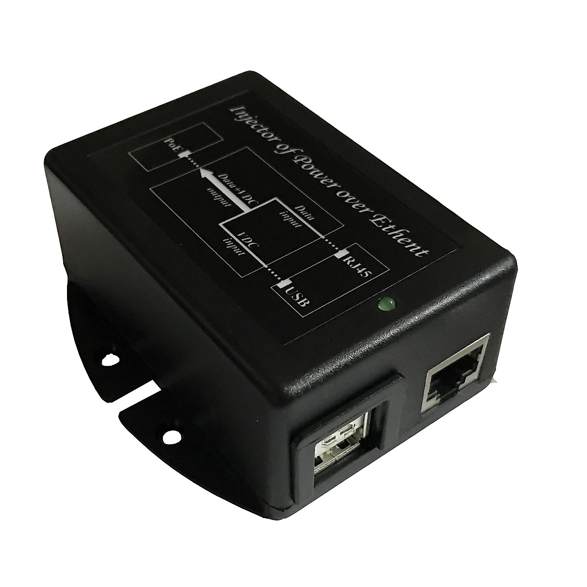 Tycon Systems TP-DCDC-2USB-24 USB Powered 24V Passive POE Inserter - 24V DC