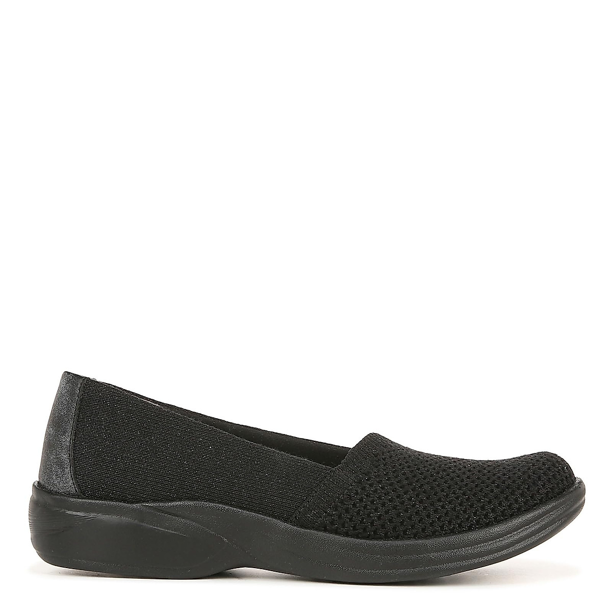 BZees Women's, Pep Talk Slip-On Black Fabric