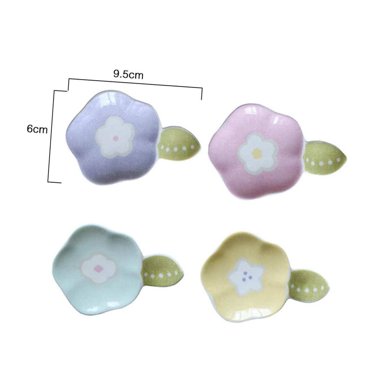 Housoutil 3pcs Spoon Holder Sushi Dish Dip Sauce Bowl Chopsticks Rests Holders Chopstick Stand Dessert Plate Snack Bowl Seasoning Bowl Dip Dish Chopstick Rest Condiment Dish Mini Ceramics