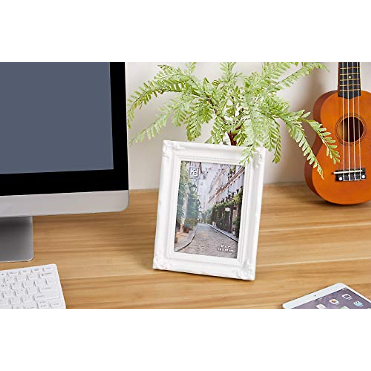 kieragrace KG Georgia Photo Frame - White, 5" x 7"