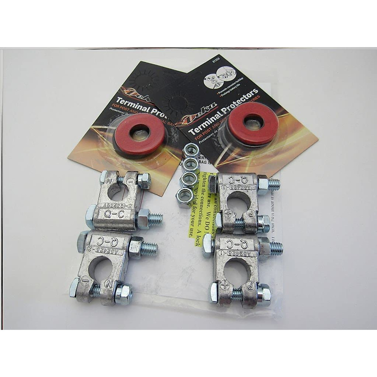 Custom Battery Cables Compatible/Replacement kit for Ford Superduty F250/F350/Excursion 1999-2003 7.3L Powerstroke 2/0#2298-90