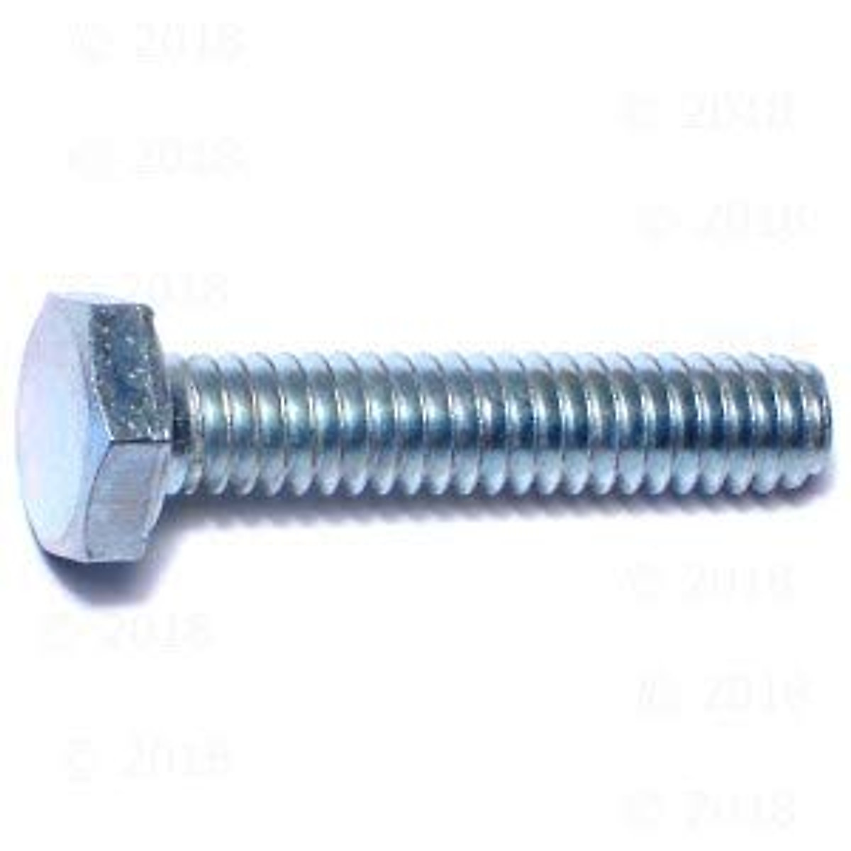 Hard-to-Find Fastener 014973243814 Full Thread Hex Tap Bolts, 1/4-20 x 1-1/4, Piece-100, zinc