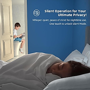 Electric Bidet Toilet Seat, Heated Toilet Seat Elongated with Instant Warm Water & Dryer, Feminine & Front Rear Wash, Wireless Remote, Self-Clean Nozzle, Slow Close Lid, Upgraded Silent ECO Child Mode