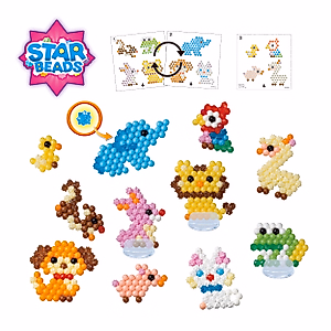 Aquabeads Arts & Crafts Animal Buddies Theme Refill with Beads and Templates