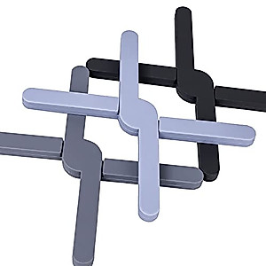 Trivet for Hot Pots and Pans 3 Pieces Cross Silicone Foldable Large Trivets for Hot Dishes and Iron, Trivet Set