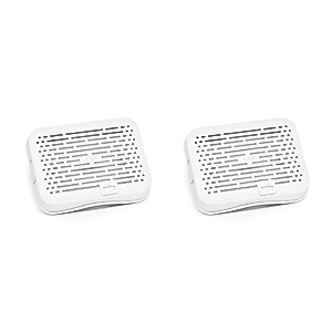 OXO Good Grips GreenSaver Produce Keeper -1.6 Qt & Good Grips GreenSaver Mounted Crisper Drawer Insert with Suction Cups (2 Pack),White