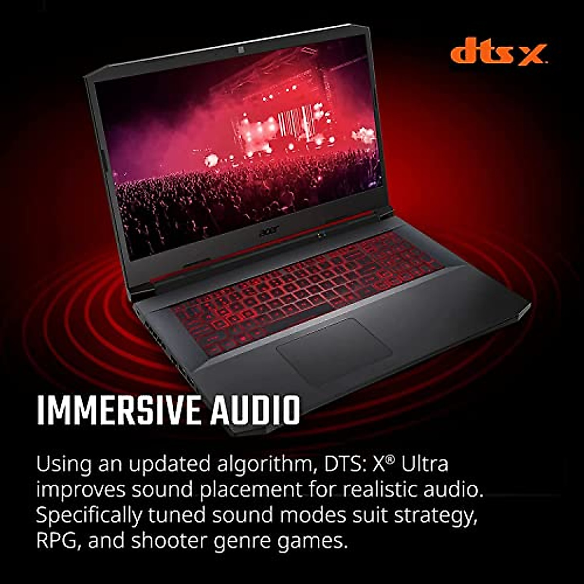 Acer 2022 Nitro 5 (17.3'' FHD 144Hz, Intel i7-11800H, 32GB RAM, 1TB PCle SSD, GeForce RTX 3050Ti 4GB) Backlit Gaming Laptop, Webcam, Killer WiFi 6, Ray Tracing, IST Cable, Windows 11 Home,