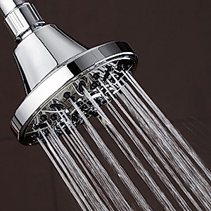 AquaDance Premium High Pressure 6-setting 4-Inch Shower Head for the Ultimate Shower Spa Experience! Officially Independently Tested to Meet Strict US Quality & Performance Standards!