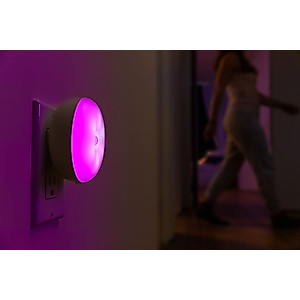 BlissLights BlissEmber - Color Changing LED Plug in Night Light, Motion Sensor, Compatible with Google Home and Alexa (1-Pack)