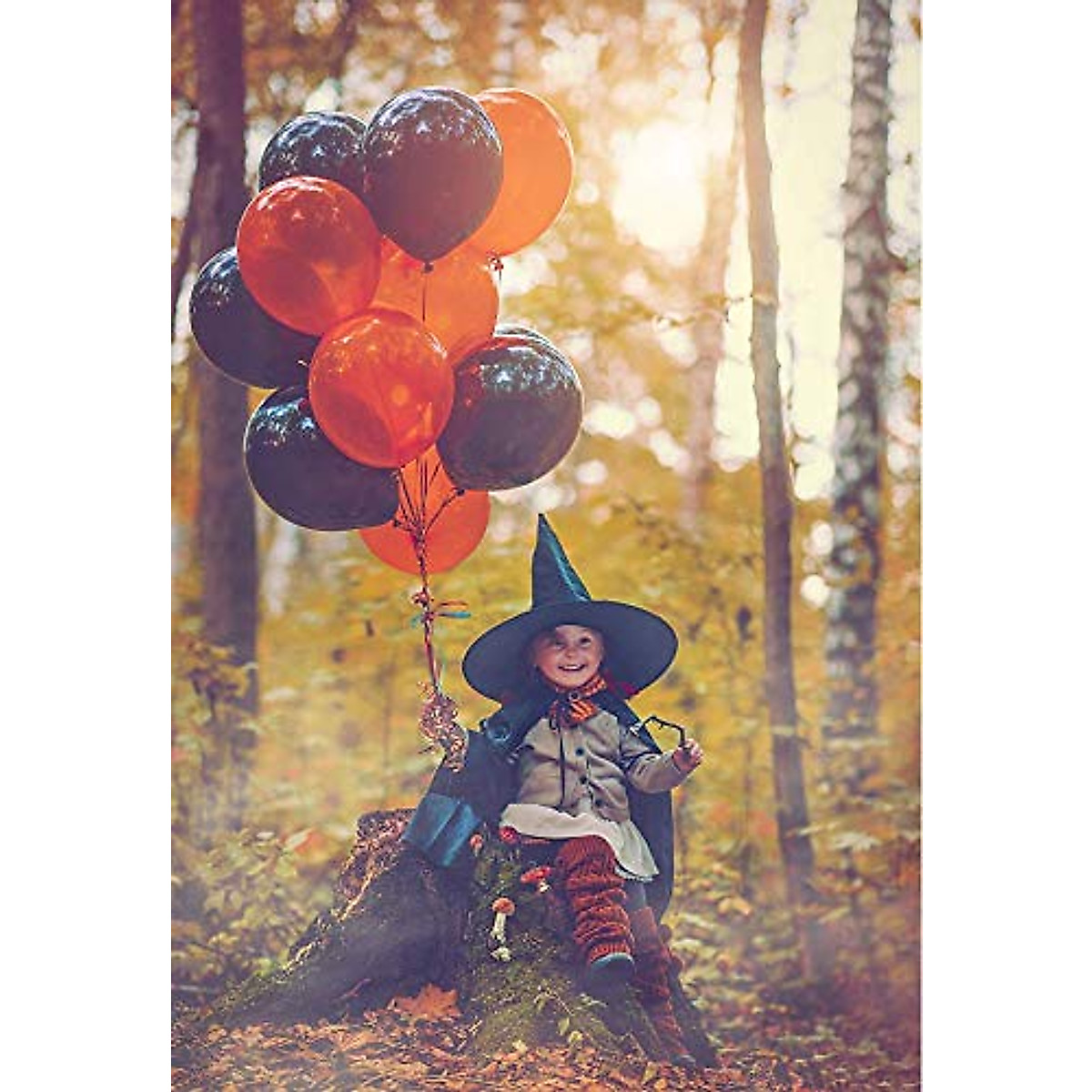 KBZVNAF Black Balloons Latex Party Balloons - 50 Pack 12 inch Helium Matte Black Balloons for Wedding Graduation Baby Shower Birthday Party Decorations