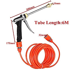 Portable Intelligent Electric Pressure Washer12V High Pressure Powerful Washing Kit for Home,Car,Garden,Projects,