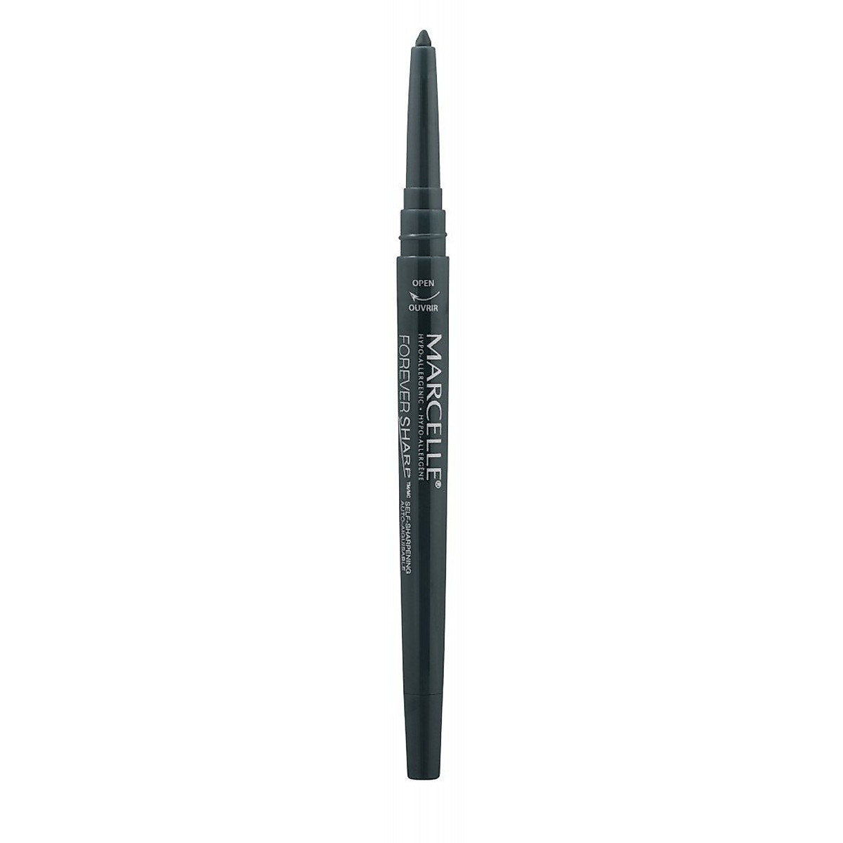 Marcelle Forever Sharp Waterproof Kohl Eyeliner, Spruce Green, Hypoallergenic and Fragrance-Free, 0;008 oz