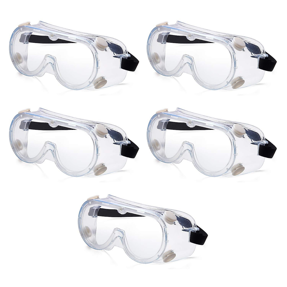 Gamma Ray Protective Anti-Fog Safety Goggle Glasses - Pack of 10
