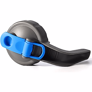 Bedoo Wide Mouth Mason Jar Flip Lids with Handle, 2 Pack Mason Jar Spout Lid, Easy Pour, Airtight Leak Proof and Durable, Black (Flip Cap Lid)