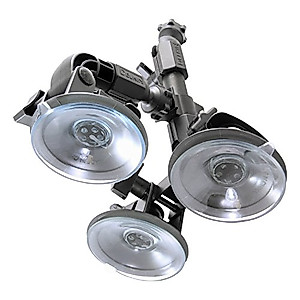 Delkin Devices Fat Gecko Triple Suction Camera Mount (DDMNT) , Black