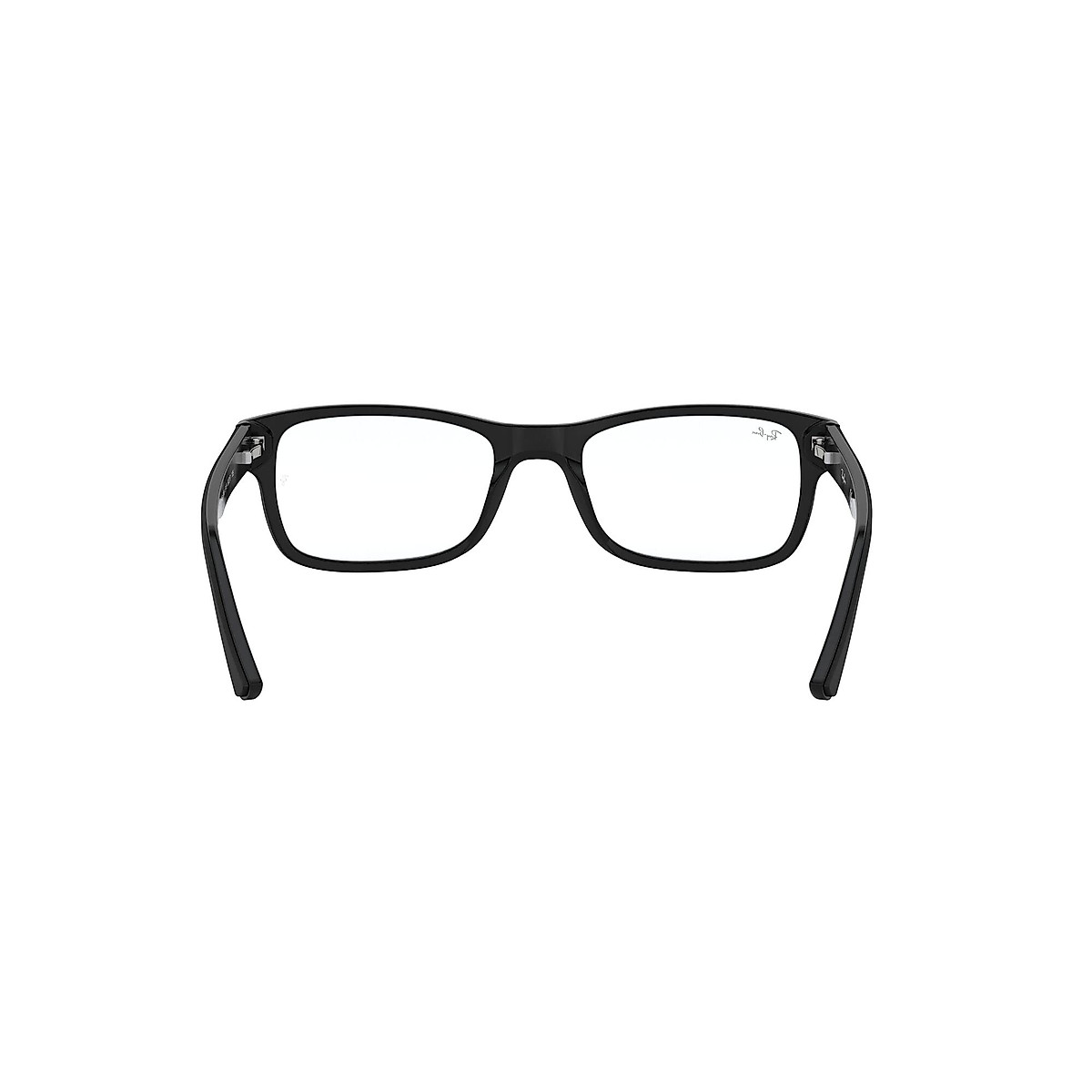 Ray-Ban RX5268 Rectangular Prescription Eyeglass Frames, Matte Black/Demo Lens, 55 mm