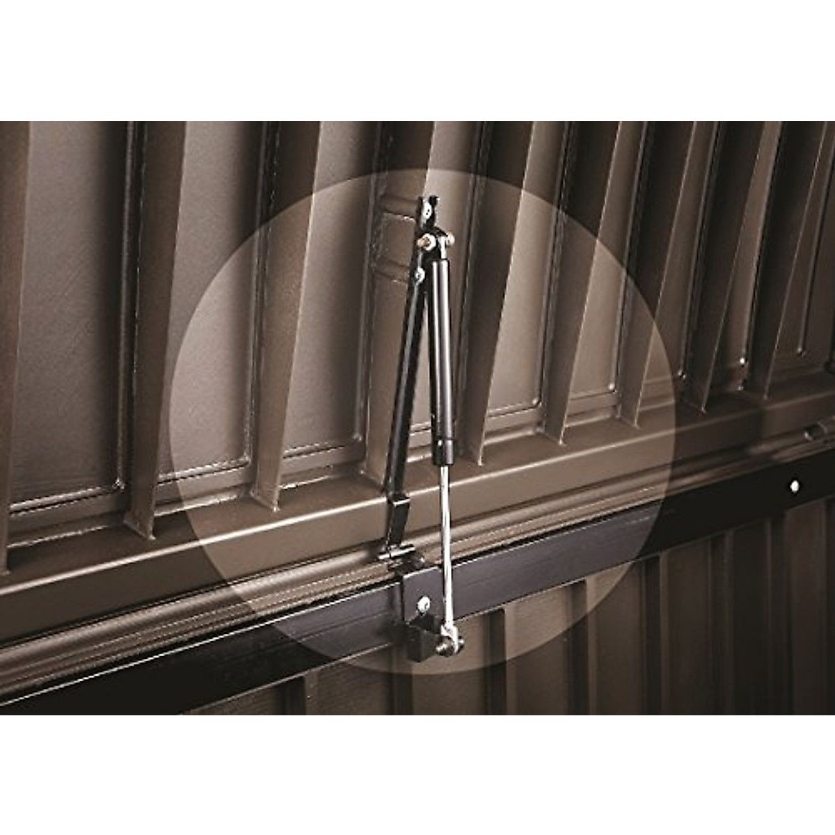 Keter Glenwood 101 Gallon Resin Large Deck Box-Organization and Storage for Patio Furniture, Outdoor Cushions, Garden Tools and Pool Toys, Grey & Black