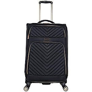 Kenneth Cole Reaction Chelsea Luggage Chevron, Black, 24-Inch Checked