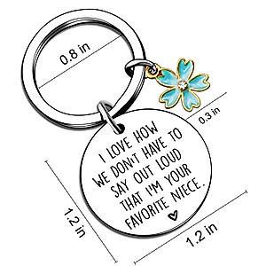 ibiwe Womens Stcoking stuffers Women Stockings Stuffer Adults Teens Teen Boys Girls Christmas Coolest Gifts for Women Aunt Gifts From Niece Aunty Keychain Sweet Birthday Gift for Wedding Thanksgiving