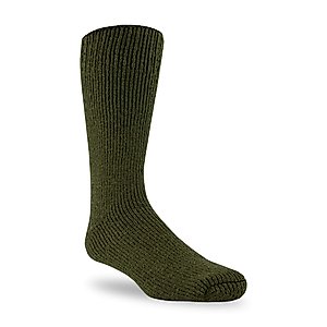 J.B. Field's 85% Wool Arctic Trail -40 Below Winter, Thermal Sock for Men, Women, for Hiking, Trekking & Outdoor 2 Pack, Made In Canada (Medium (5-9 Shoe), Green)