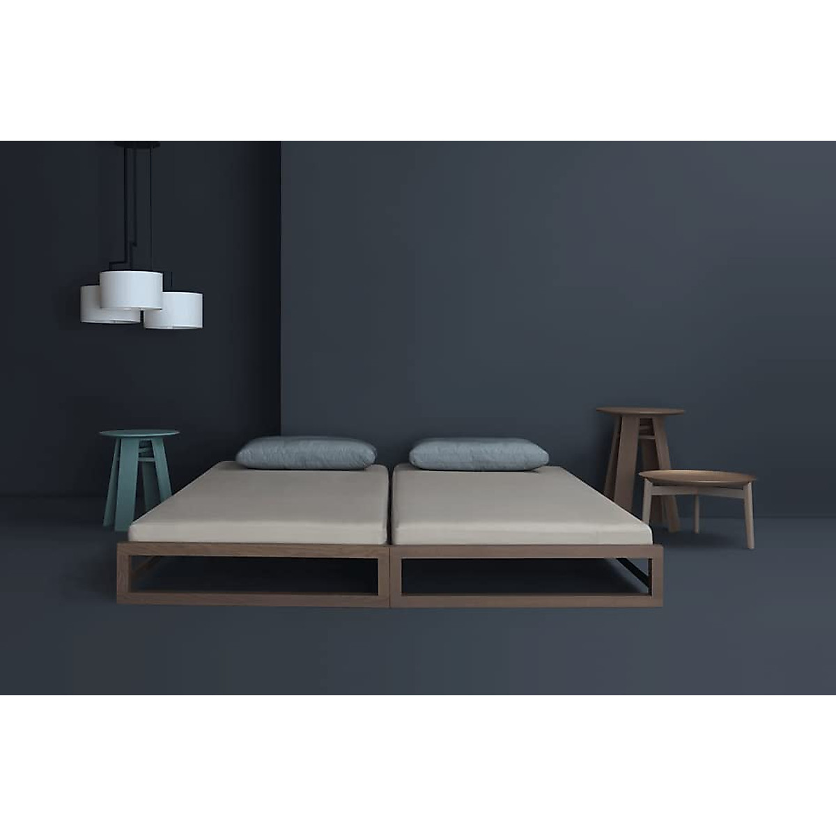 Timber 'Small' Side Table. All solid Hardwood. Highest quality on Amazon.