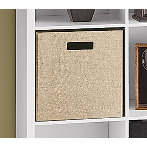 ClosetMaid Decorative Fabric Storage Bin, Tan