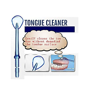 VINFANY Oral Hygiene Accessories Handle with Tongue Cleaning for Waterpik Oral Irrigator Wp100 Wp-450 Wp-250 Wp-300 Wp-660 Wp-900 WP-100 Handle Assembly Kit
