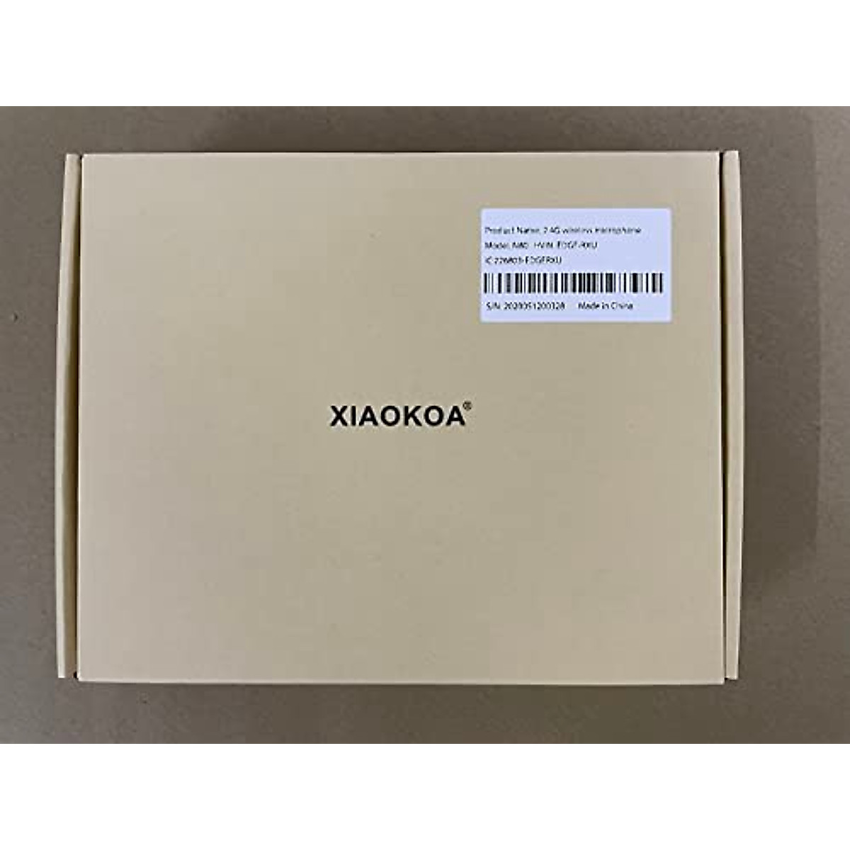 XIAOKOA 2.4G Wireless Microphone Headset, 50m Stable Transmission, Dual Micro USB Charging, Compatible with PA Systems