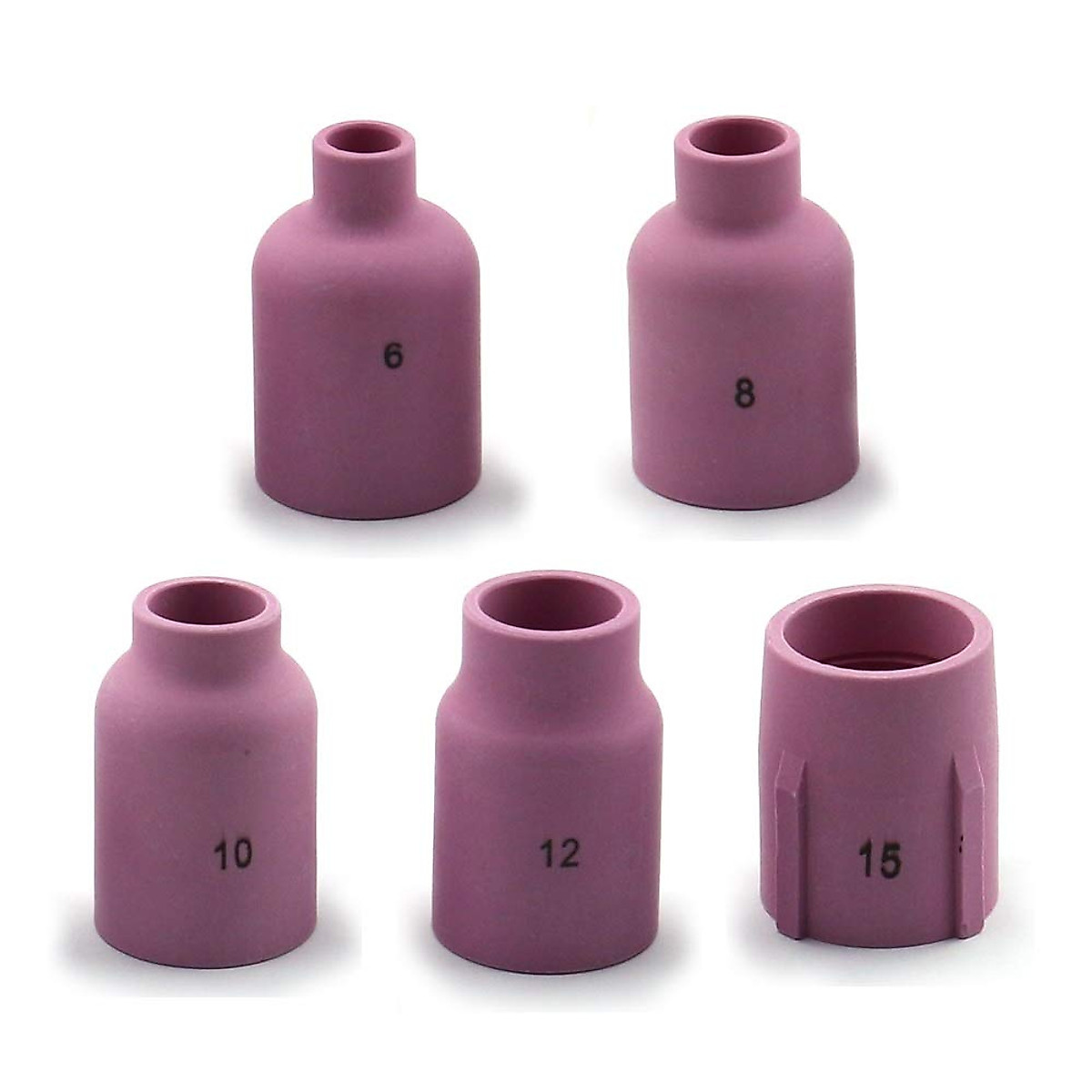 WeldingCity 2-pk LARGE Gas Lens Ceramic Cup 53N87 (#12, 3/4") for TIG Welding Torch 9/17/18/20/25/26 Series in Lincoln Miller ESAB Weldcraft CK Everlast