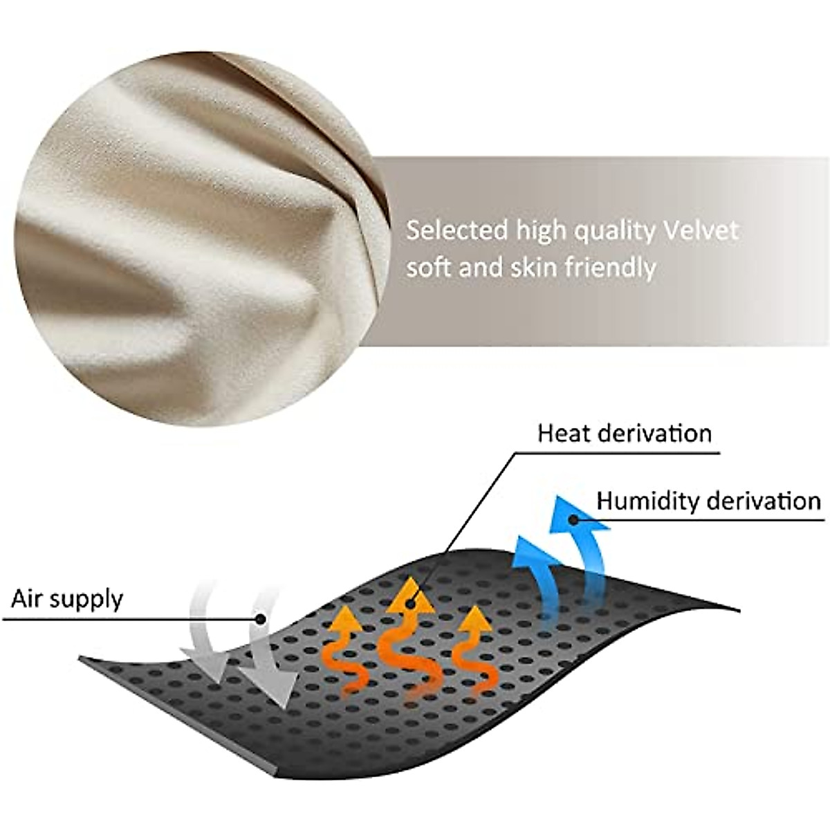 RUNOLIG Velvet Couch, Upholstered Chesterfield Sofa with Unique Level Arms and Golden Ball Legs, Comfy Couch with Vertical Stripe Style and Wooden Frame, Couches for Living Room, Apartment (White)